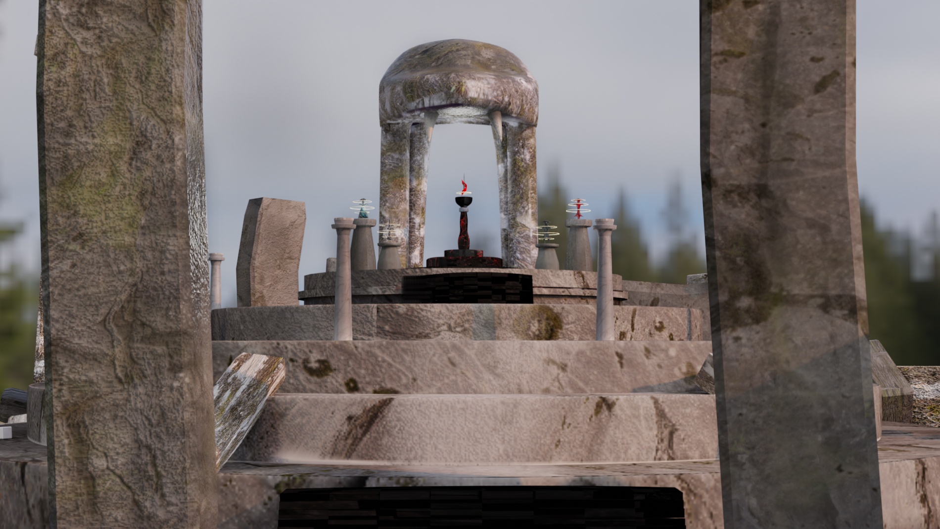 Environment and prop concept art for an Illyrian game BY ADNA MEDANHODŽIĆ